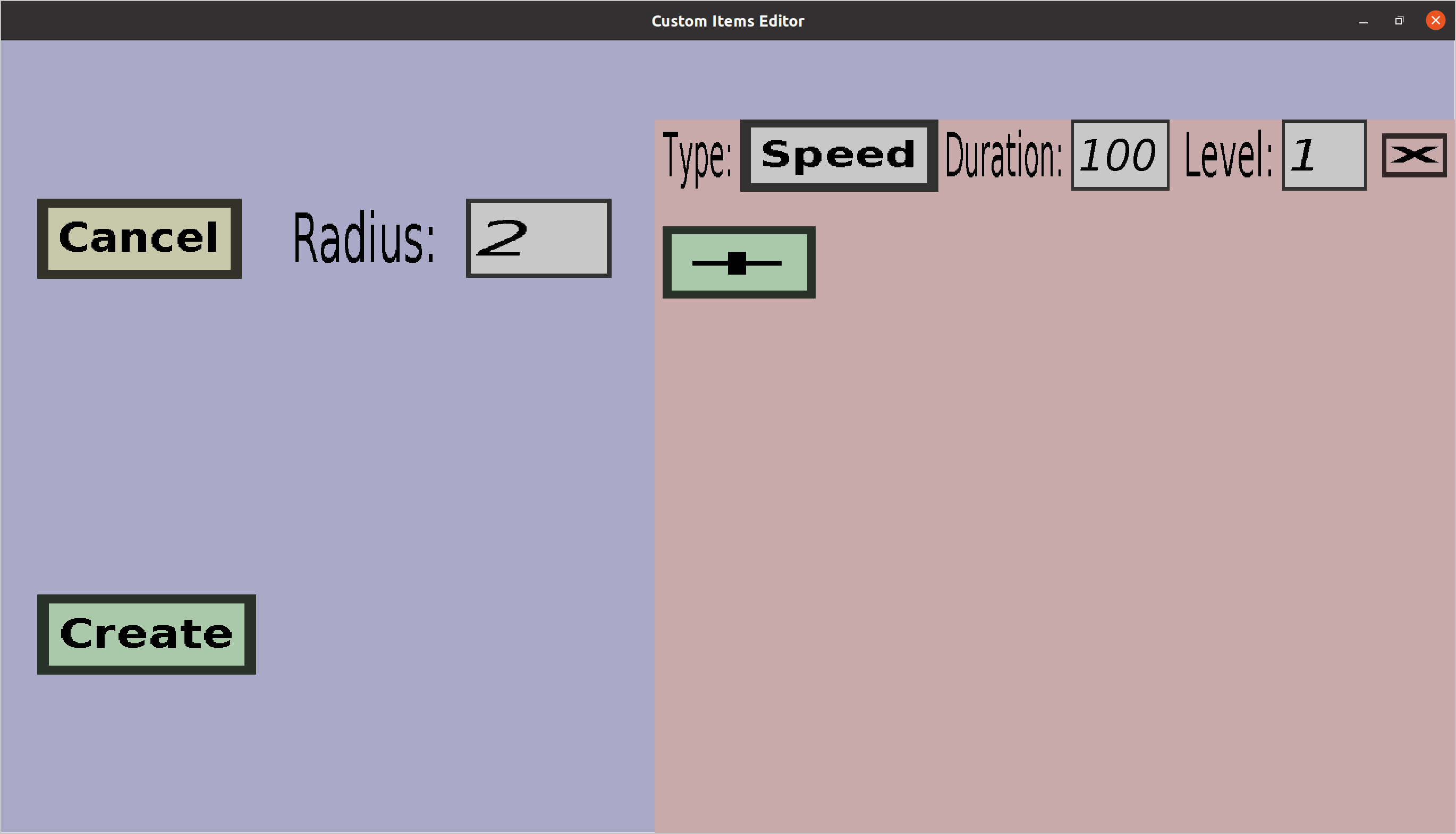 Potion aura edit menu
